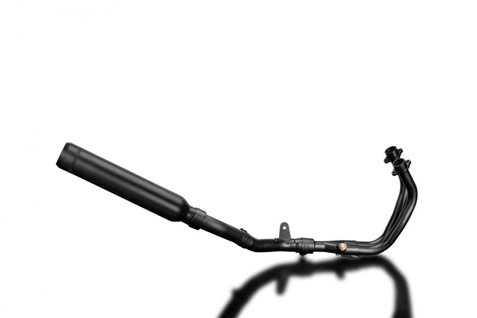 Full Ceramic Black Exhaust with 16 Inch Bull Nose Muffler for CMX500 Rebel